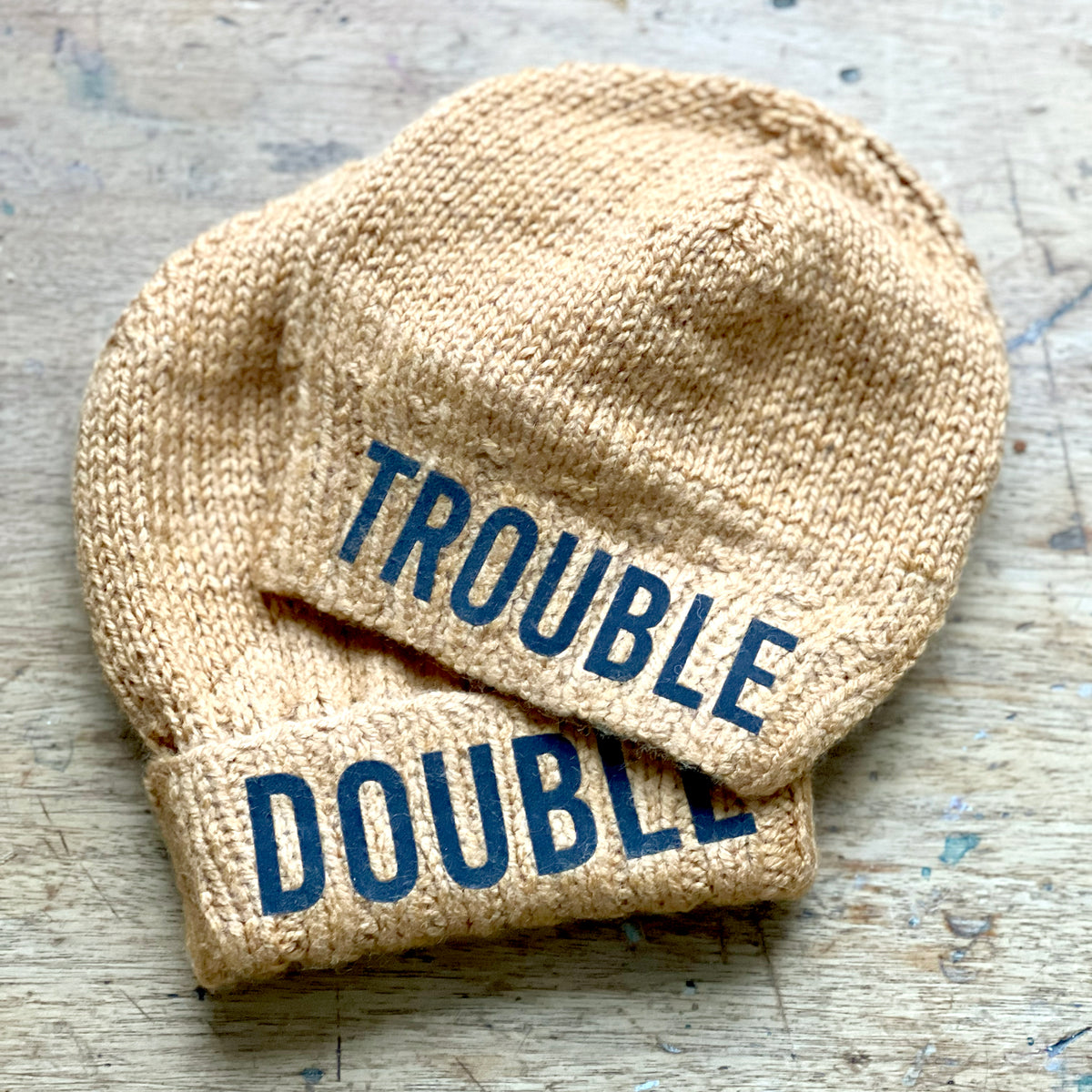 Double Trouble Knitted Hats – Modo Creative