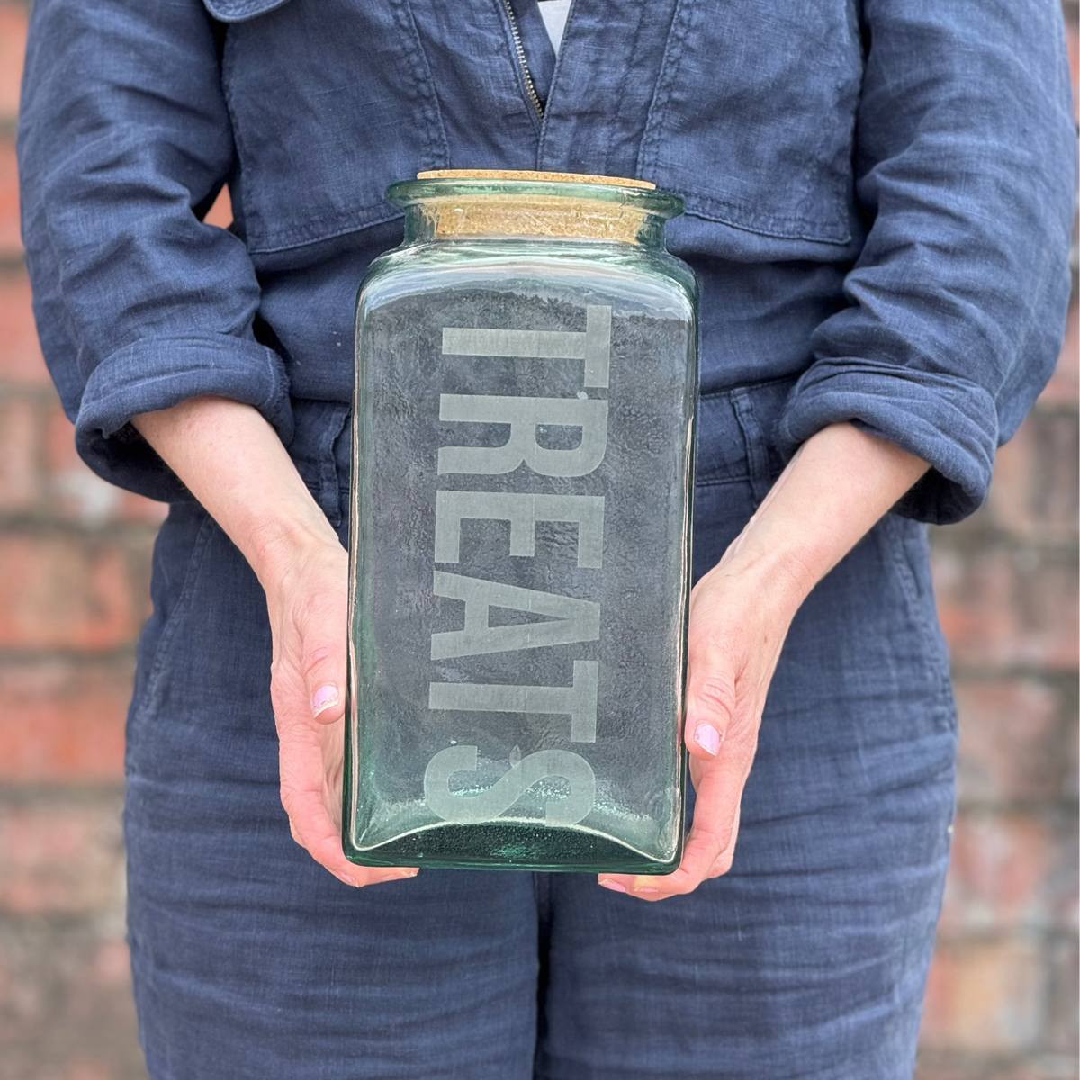 Large Glass Storage Jar - TREATS – Modo Creative