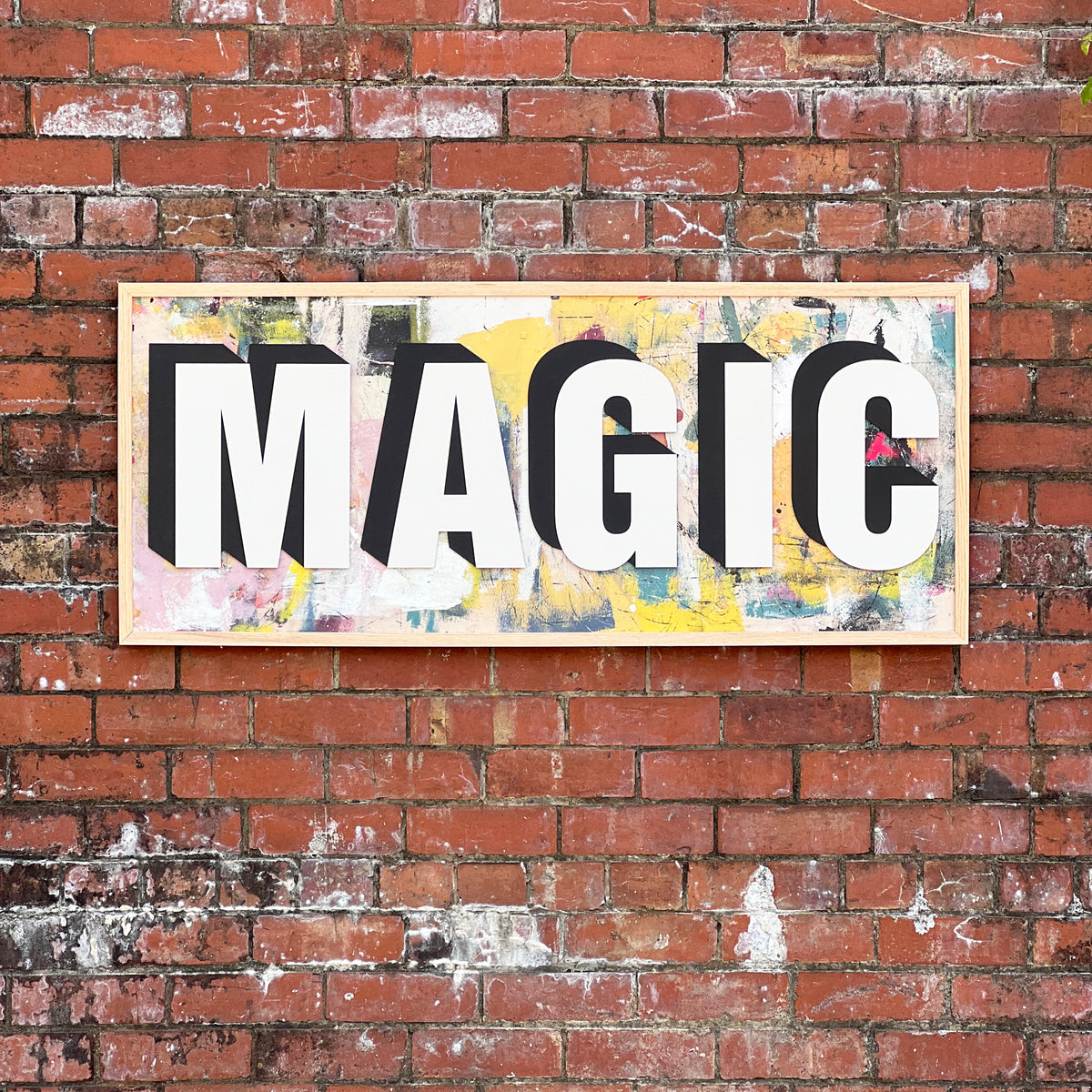 Bespoke Large Painted Wooden Sign By Modo Creative