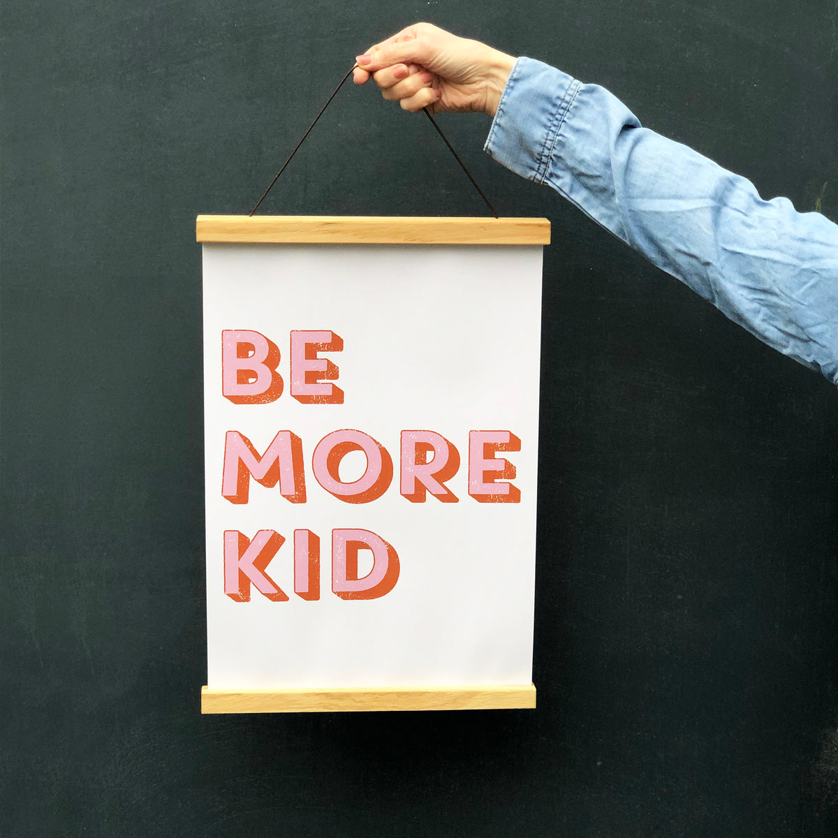 Personalised Framed Colourful Word Poster – Modo Creative