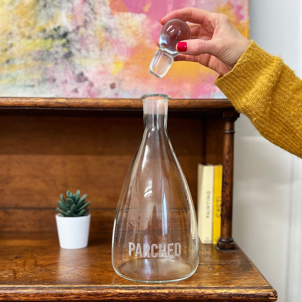 'PARCHED' Glass Decanter – Modo Creative