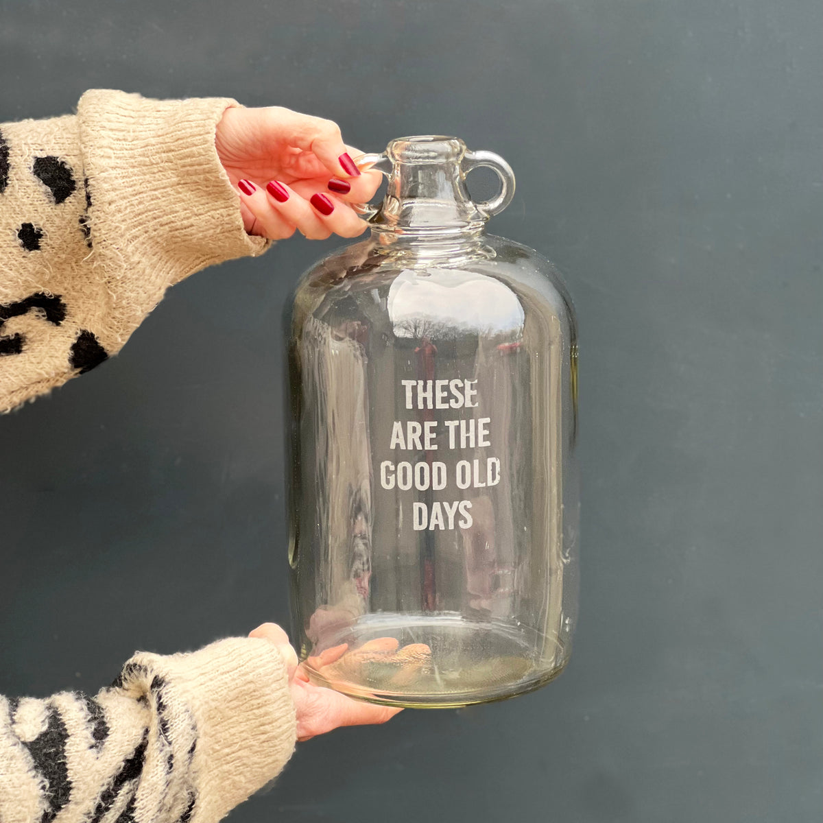Glass Good Old Days Jar – Modo Creative