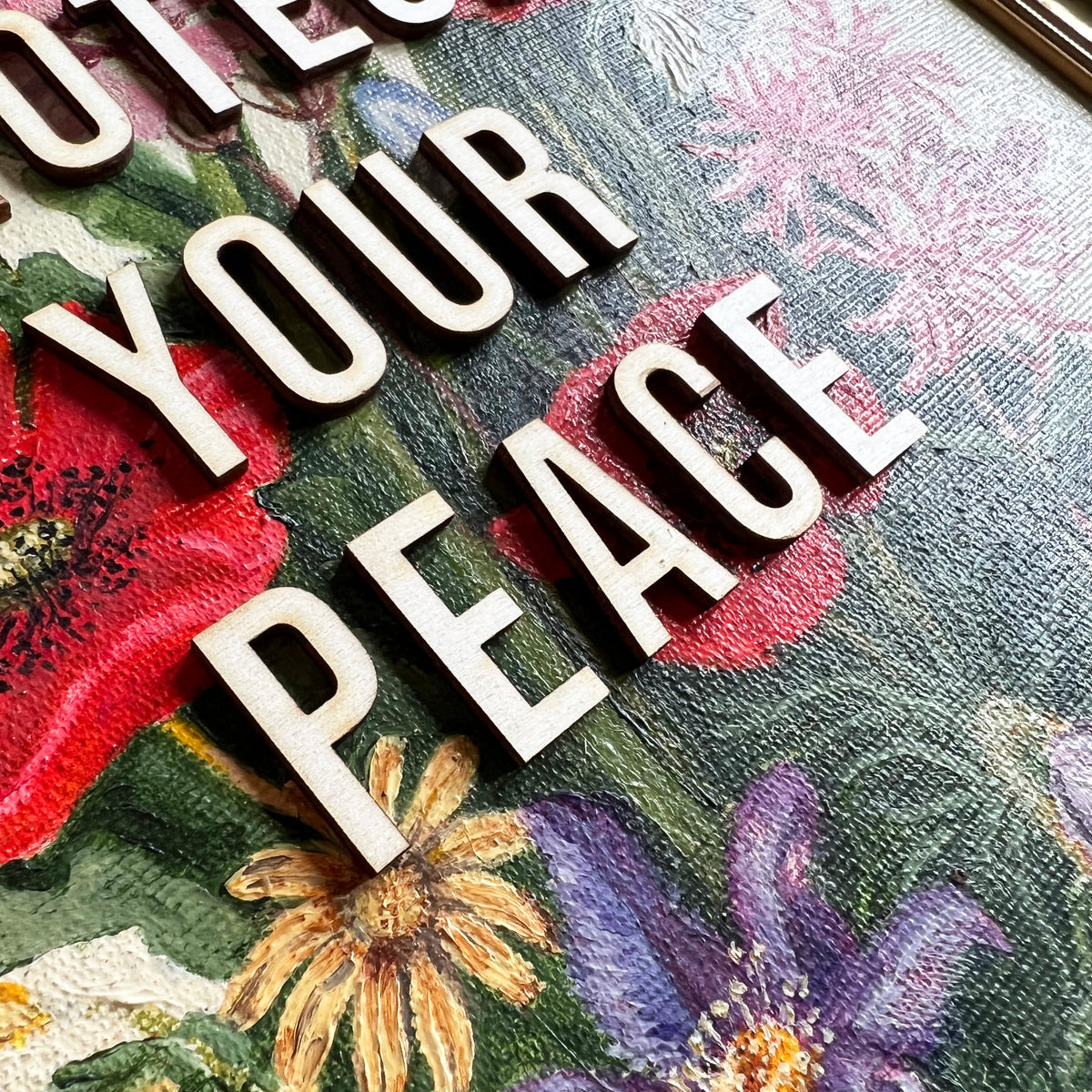 Protect Your Peace Oil Painting – Modo Creative