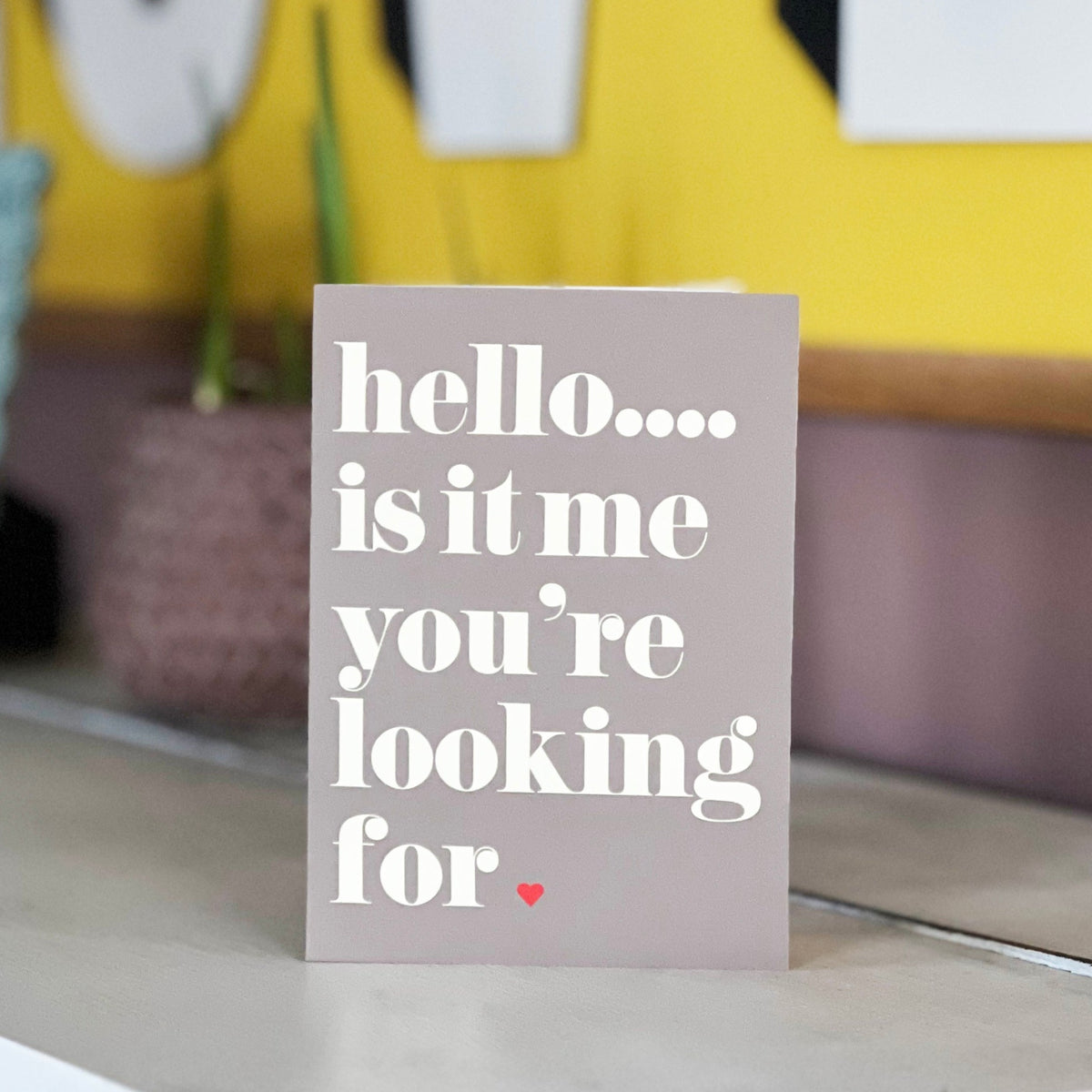 Your Song Lyrics Card – Modo Creative